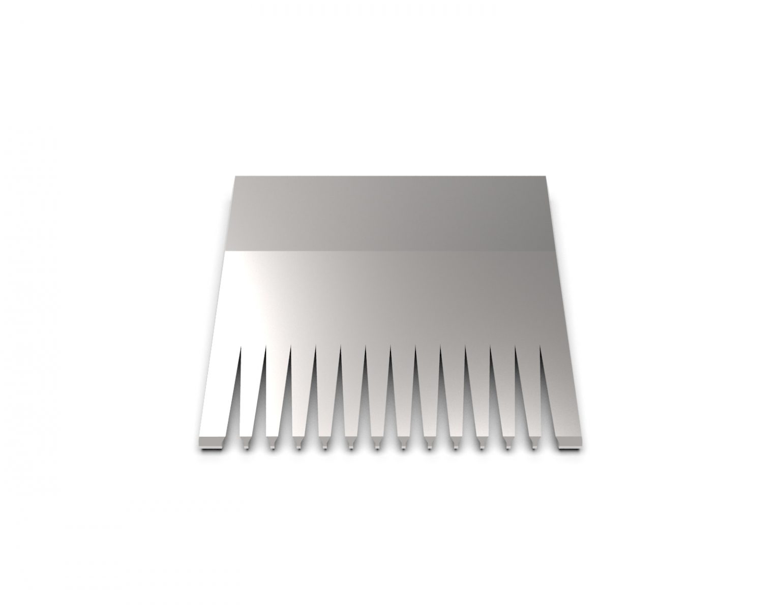 Pin vent trimming blades for rubber tire after curing