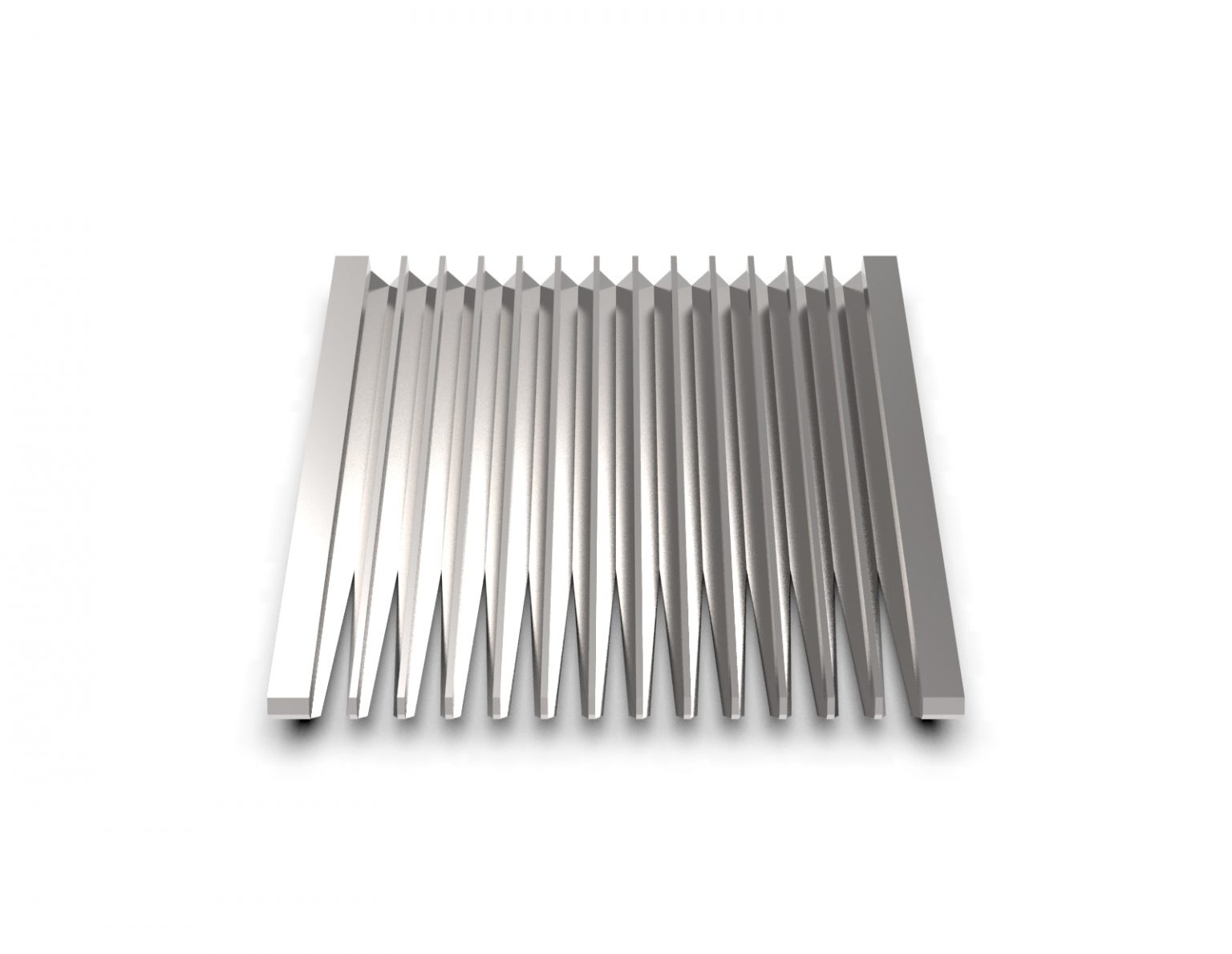 Single teeth pin vent trimming knives for rubber and tire