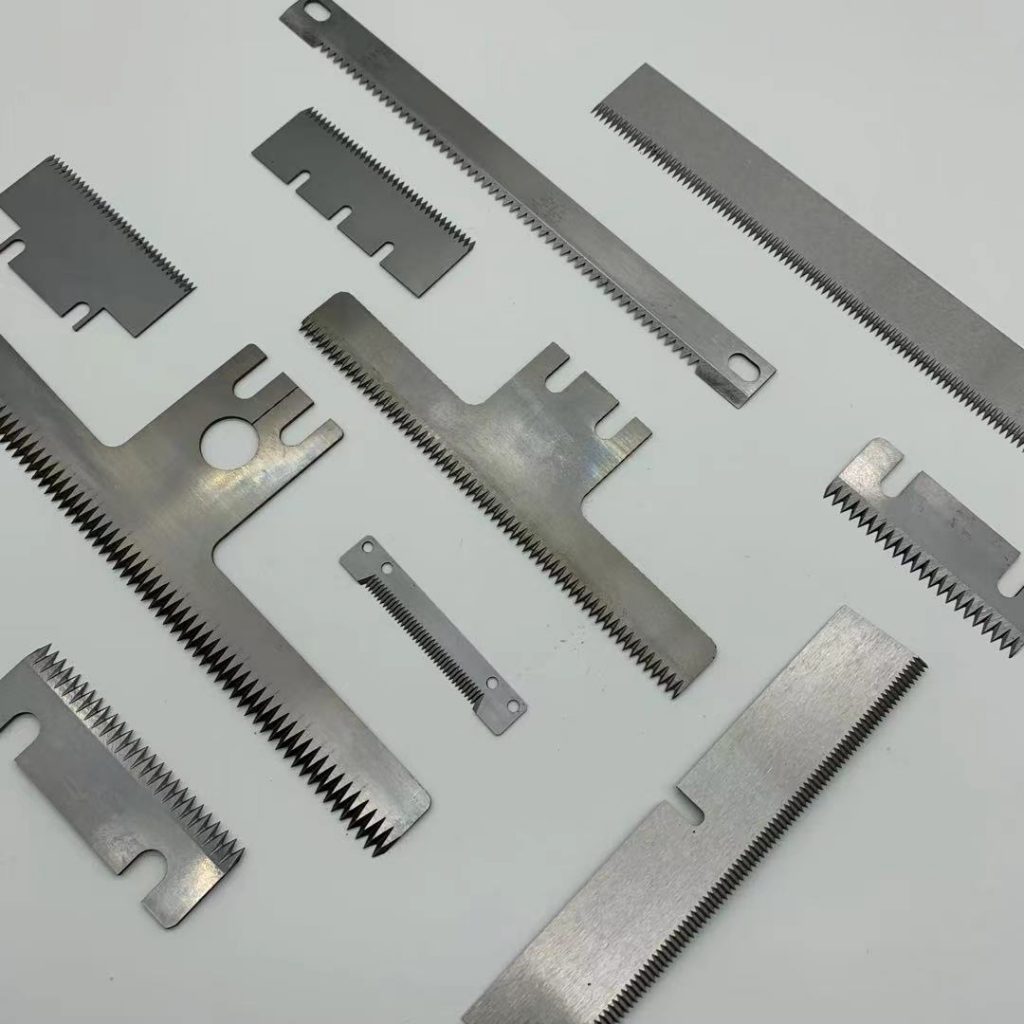 serrated knives saw blades teeth cutters for packaging
