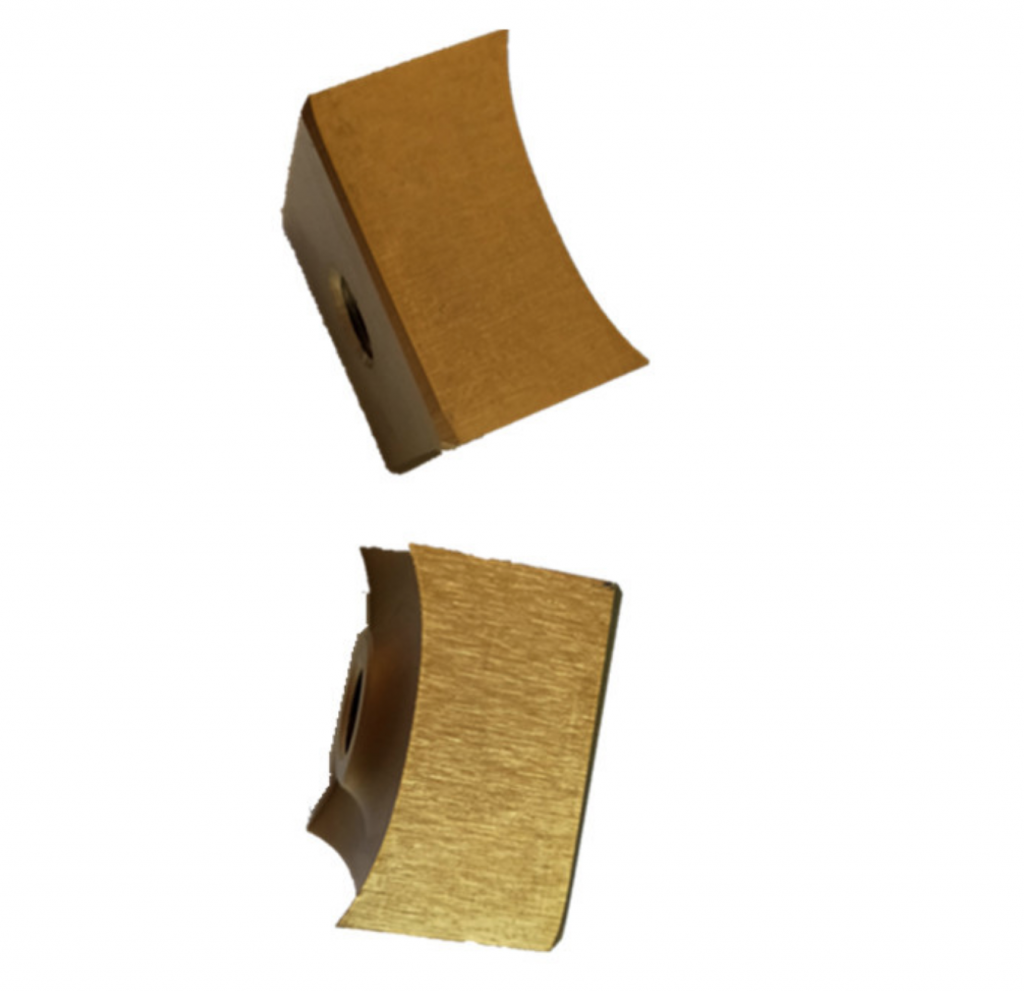 Square cutters for Single Shaft Shredder recycling machinery