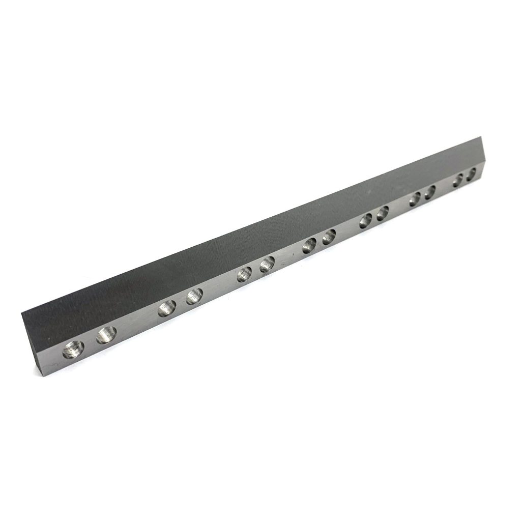Straight V-Trim Knife with plastic handle